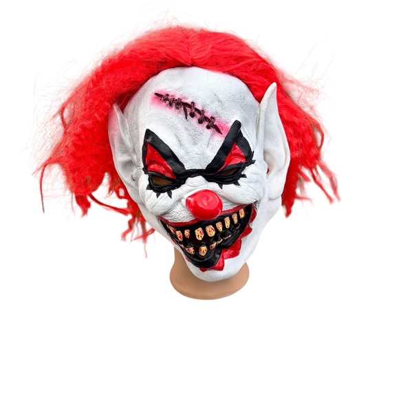 Spirit | Costumes | Carver The Clown Latex With Red Hair Youth ...